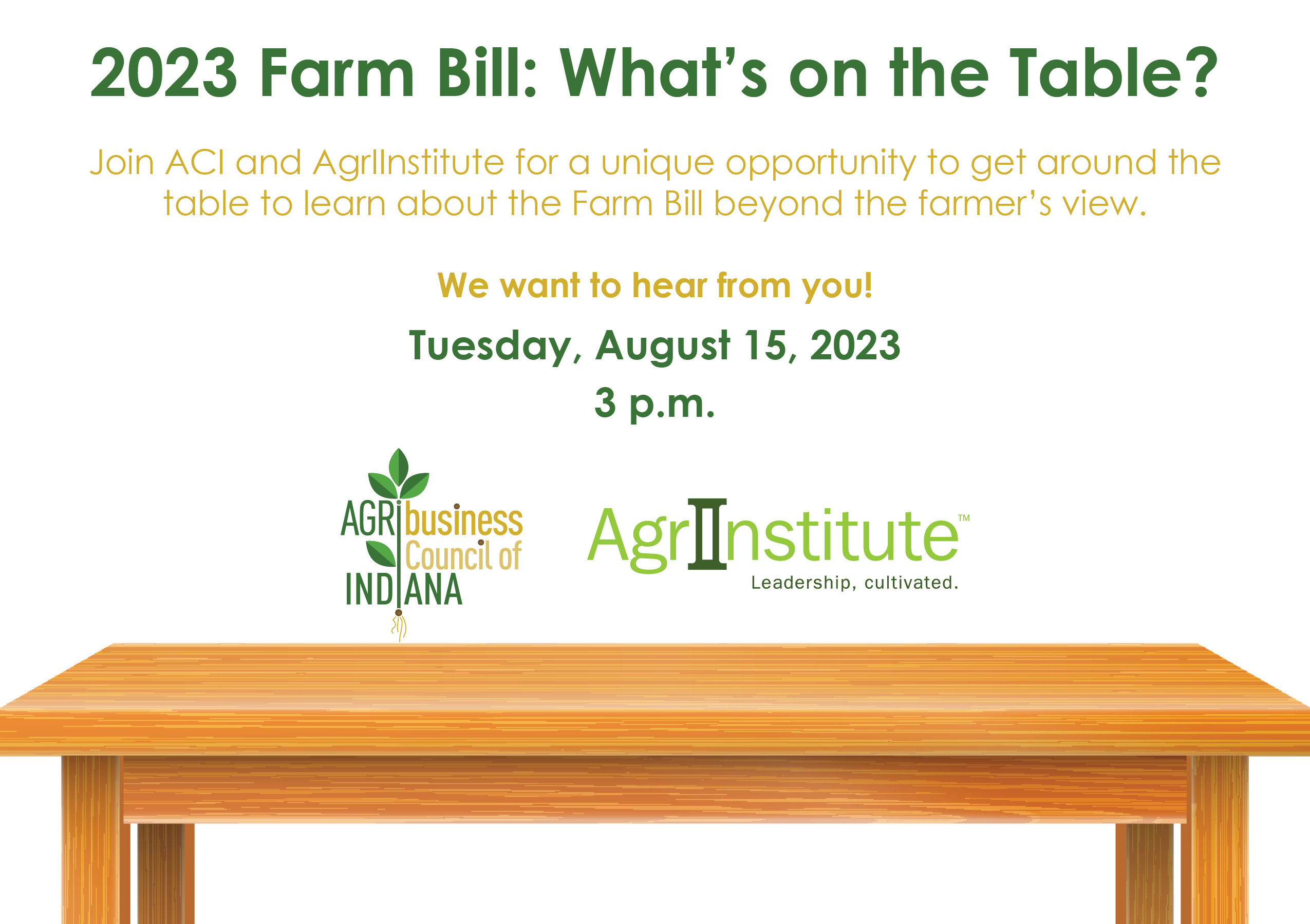 Farm Bill: What's on the Table?